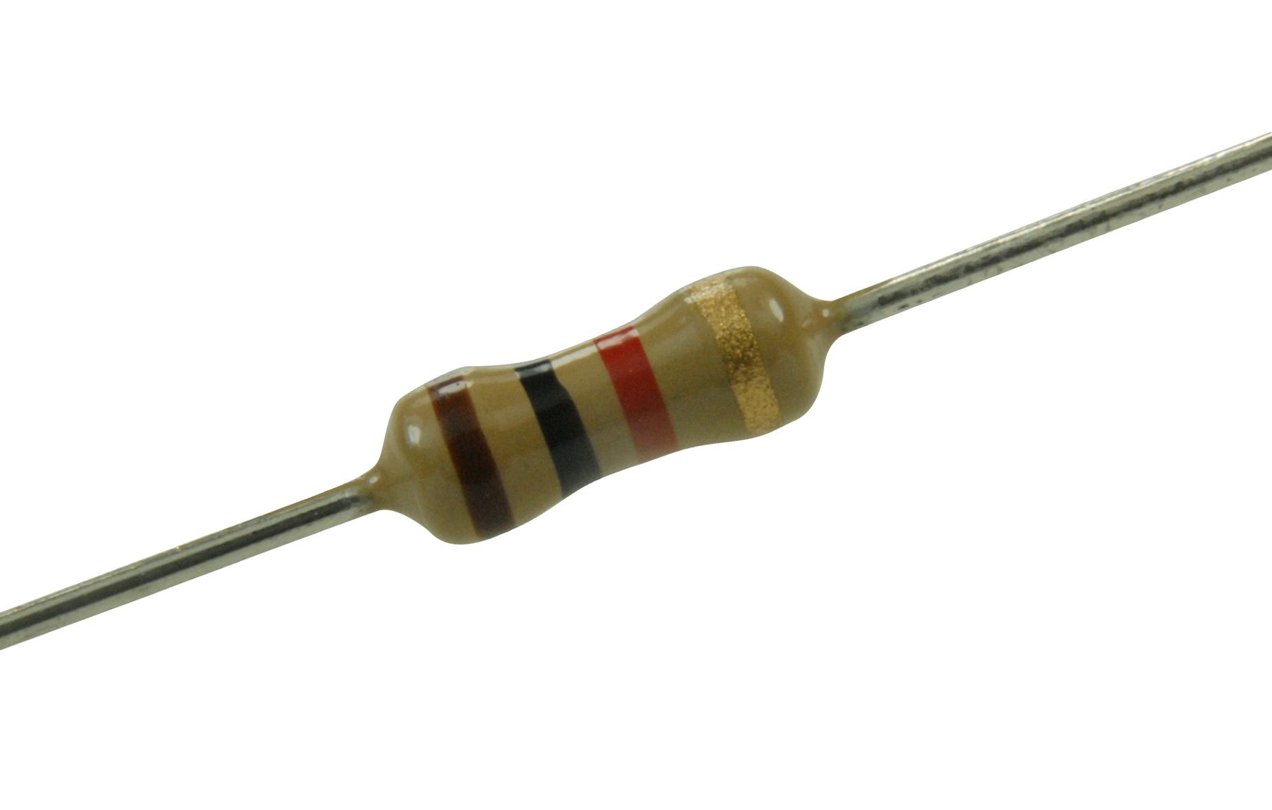 MCF 0.25W 1K - Multicomp Pro - Through Hole Resistor, 1 kohm, MCF Series