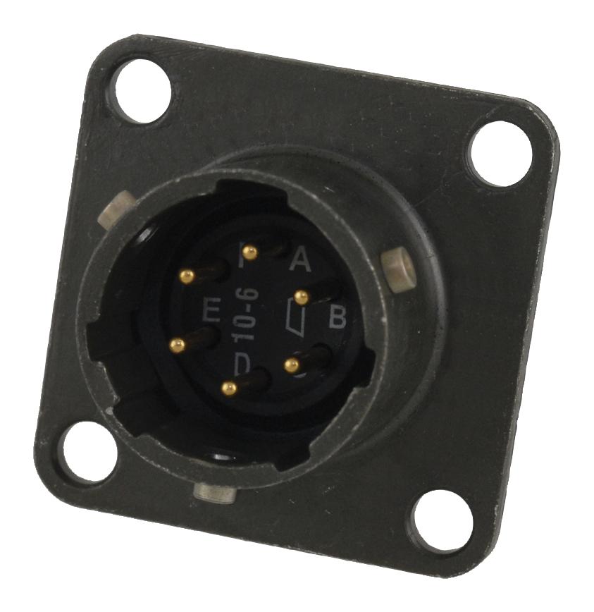 MS3112E10-6P - Itt Cannon - Circular Connector, MIL-DTL-26482 Series I ...