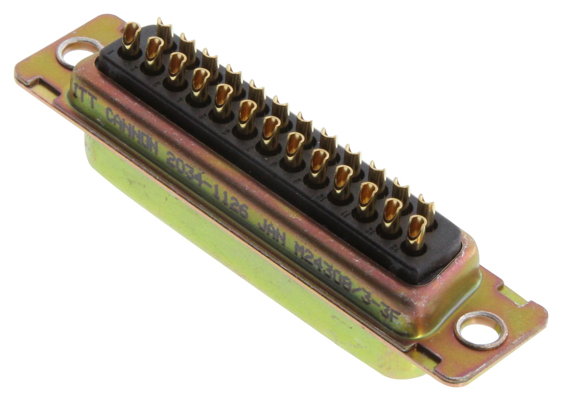 M24308/3-3F - Itt Cannon - D Sub Connector, Standard, Plug