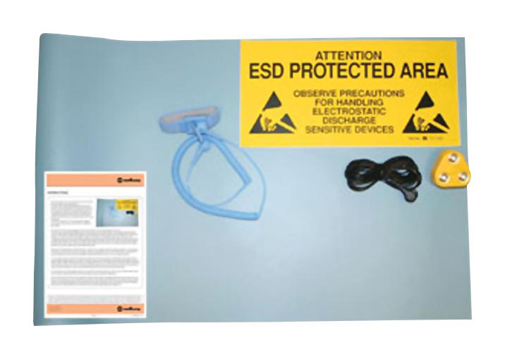 069-0024 - Multicomp Pro - ESD Workstation Kit, ESD Mat, Bonding Plug