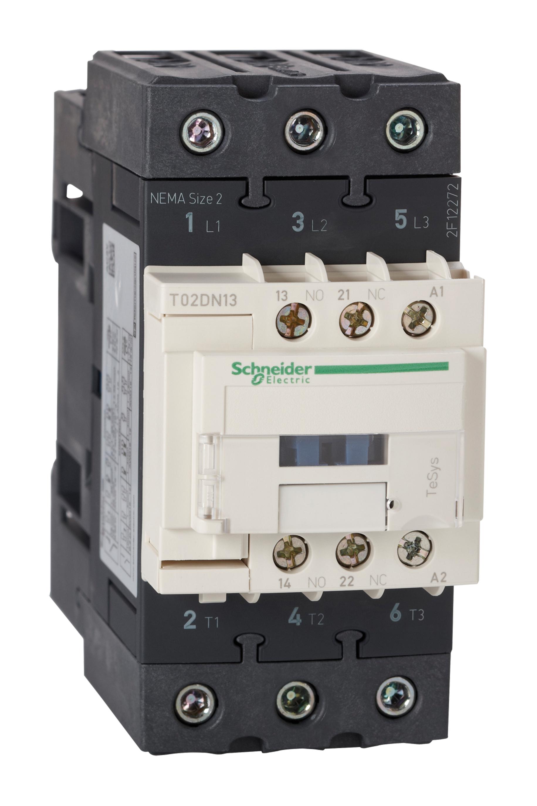 T02DN13BD - Schneider Electric - Contactor, 45 A, DIN Rail