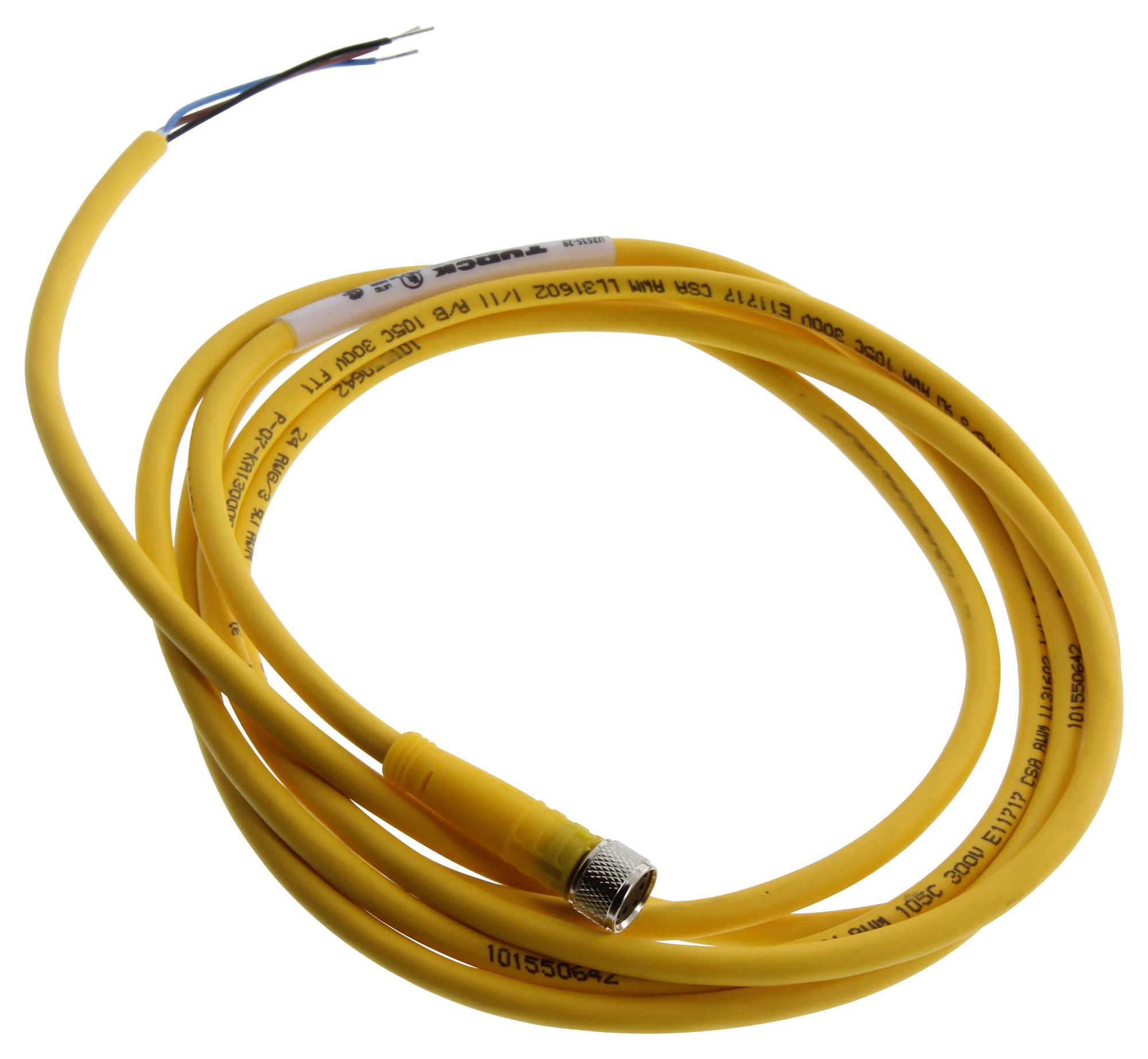 PKG 3M-2 - Turck - Sensor Cable, Picofast, M8 Receptacle