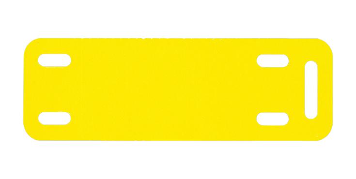 M200X050Y6T - Panduit - Wire Marker, Tie On Printable Plate, Yellow