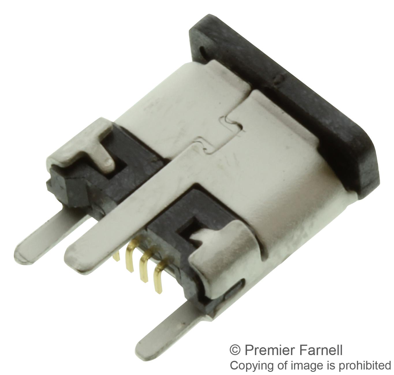 105133-0001 - Molex - USB Connector, Micro USB Type B, USB 2.0