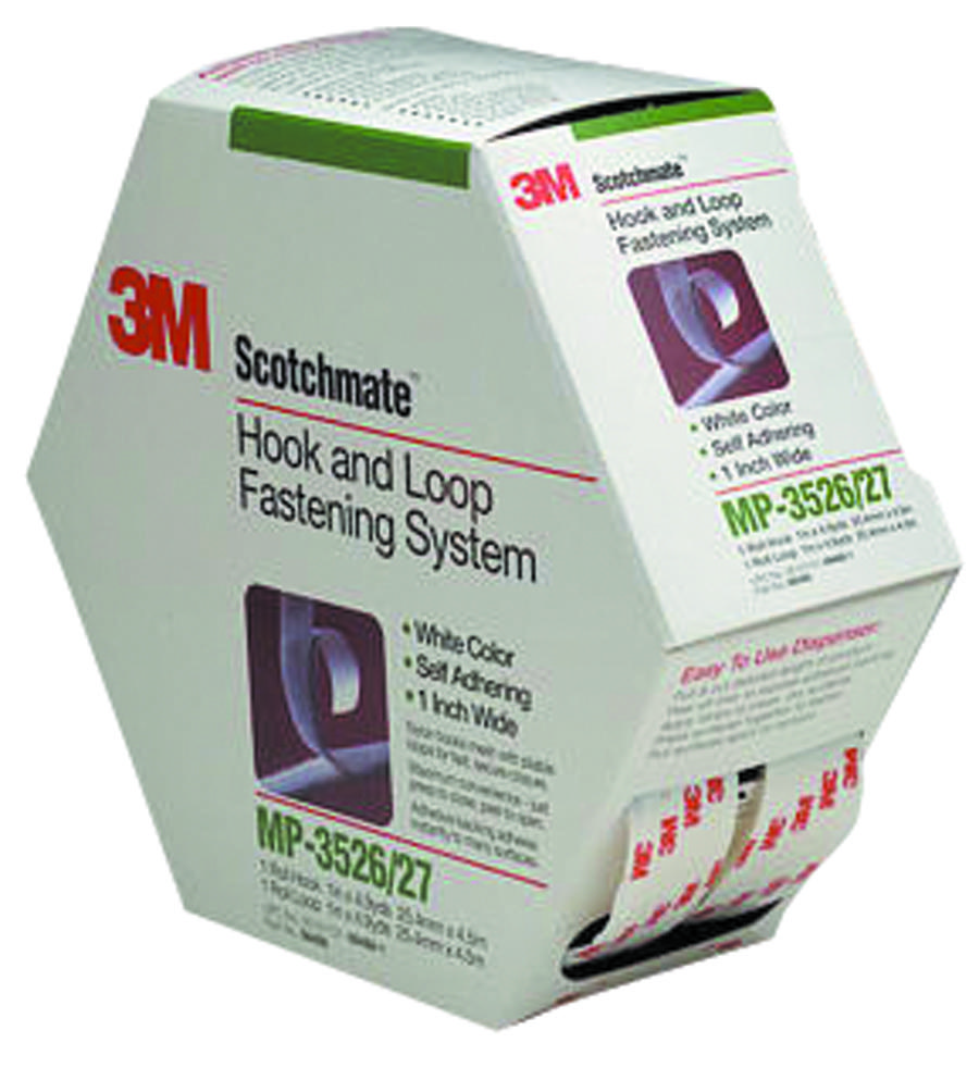 MP-3526/27 BLACK - 3m - Hook & Loop Fastener, Scotchmate™ Reclosable, 1