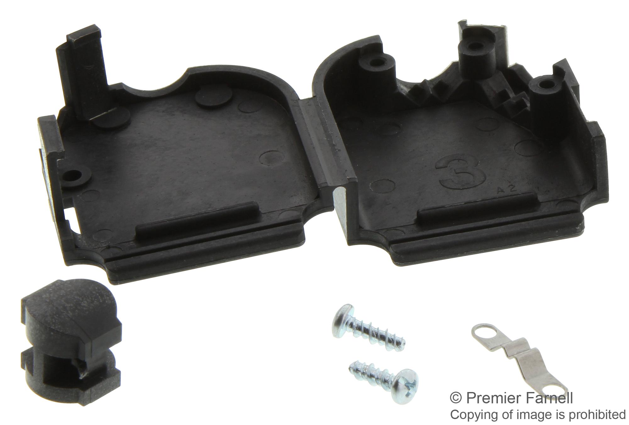 5750078-1 - Amp - Te Connectivity - D Sub Backshell, AMPLIMITE Quik ...