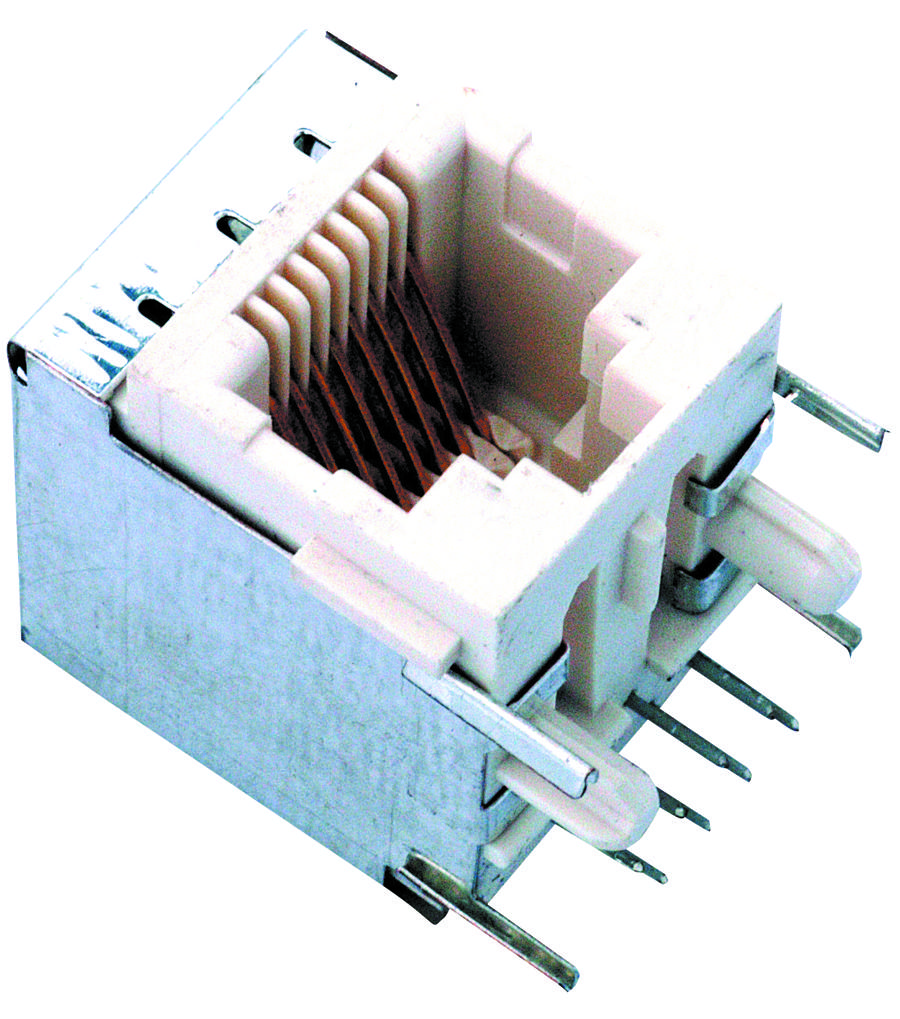 RJ45-8L2-B - Corcom - Te Connectivity - Modular Connector, RJ45 Jack, 1 ...