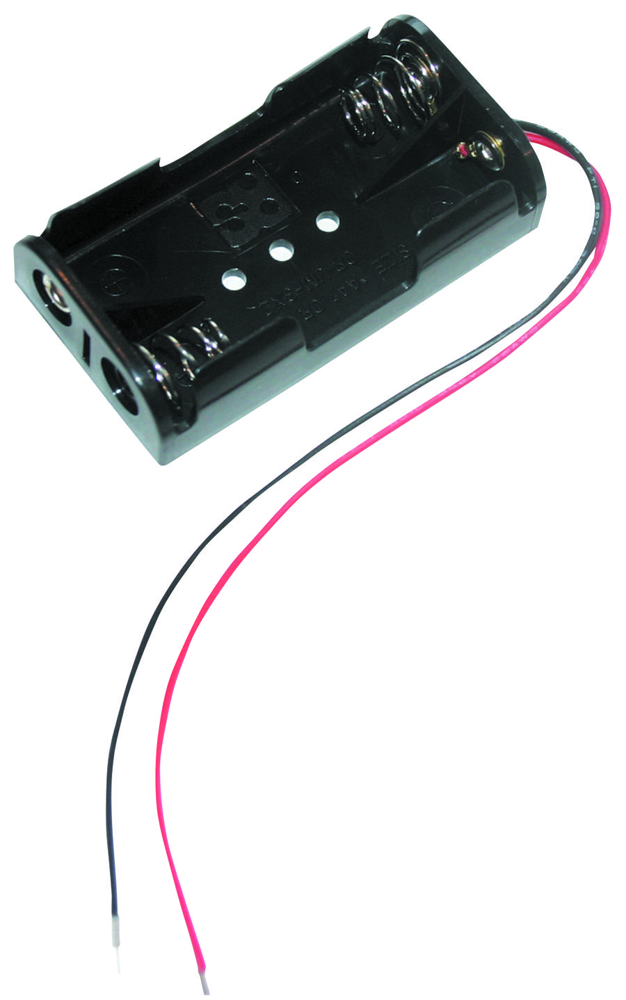 HH-3632 - Bud Industries - Battery Holder, AA, 2 x Through Hole
