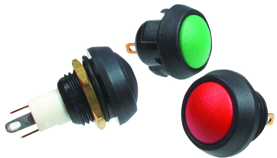 49411G - Itw Switches - Industrial Pushbutton Switch, 49 Series, 13.7 mm