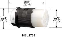 HBL2743 - Hubbell Wiring Devices - Power Entry Connector, Power Entry, 30 A