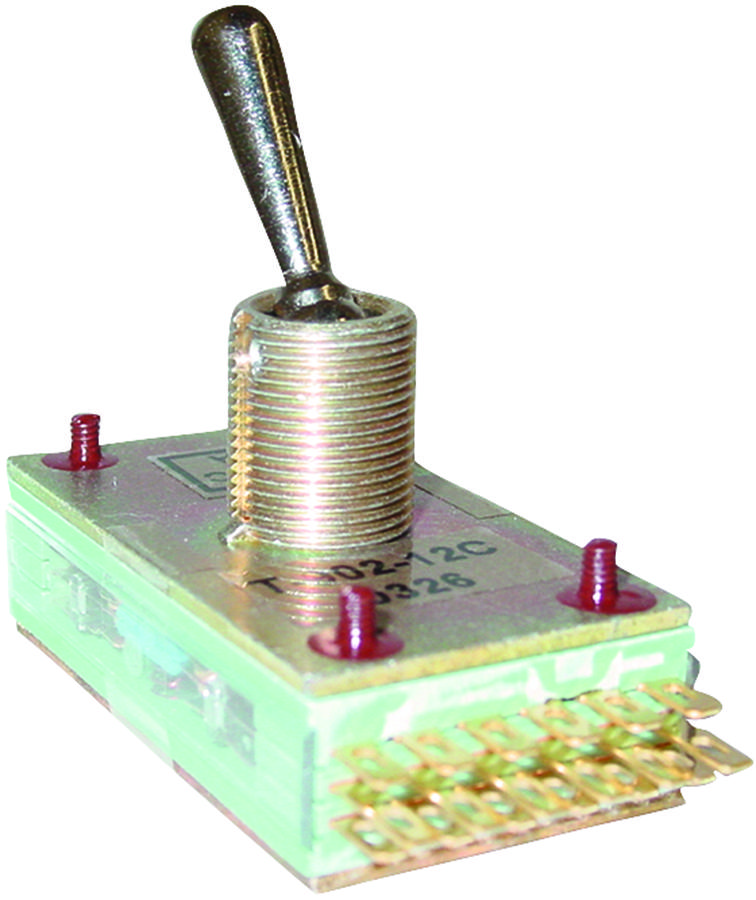 902-12C - T-bar (olympic Controls) - Toggle Switch, On-(On), 12PDT