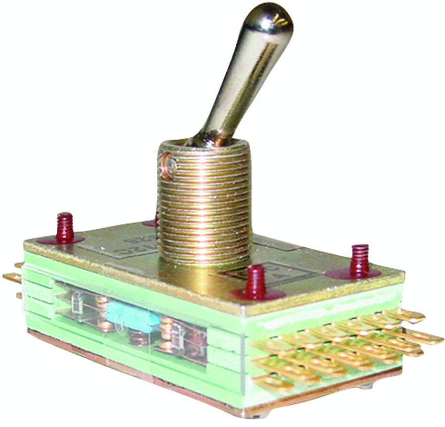 802-12C - T-bar (olympic Controls) - Toggle Switch, On-(On), 12PDT