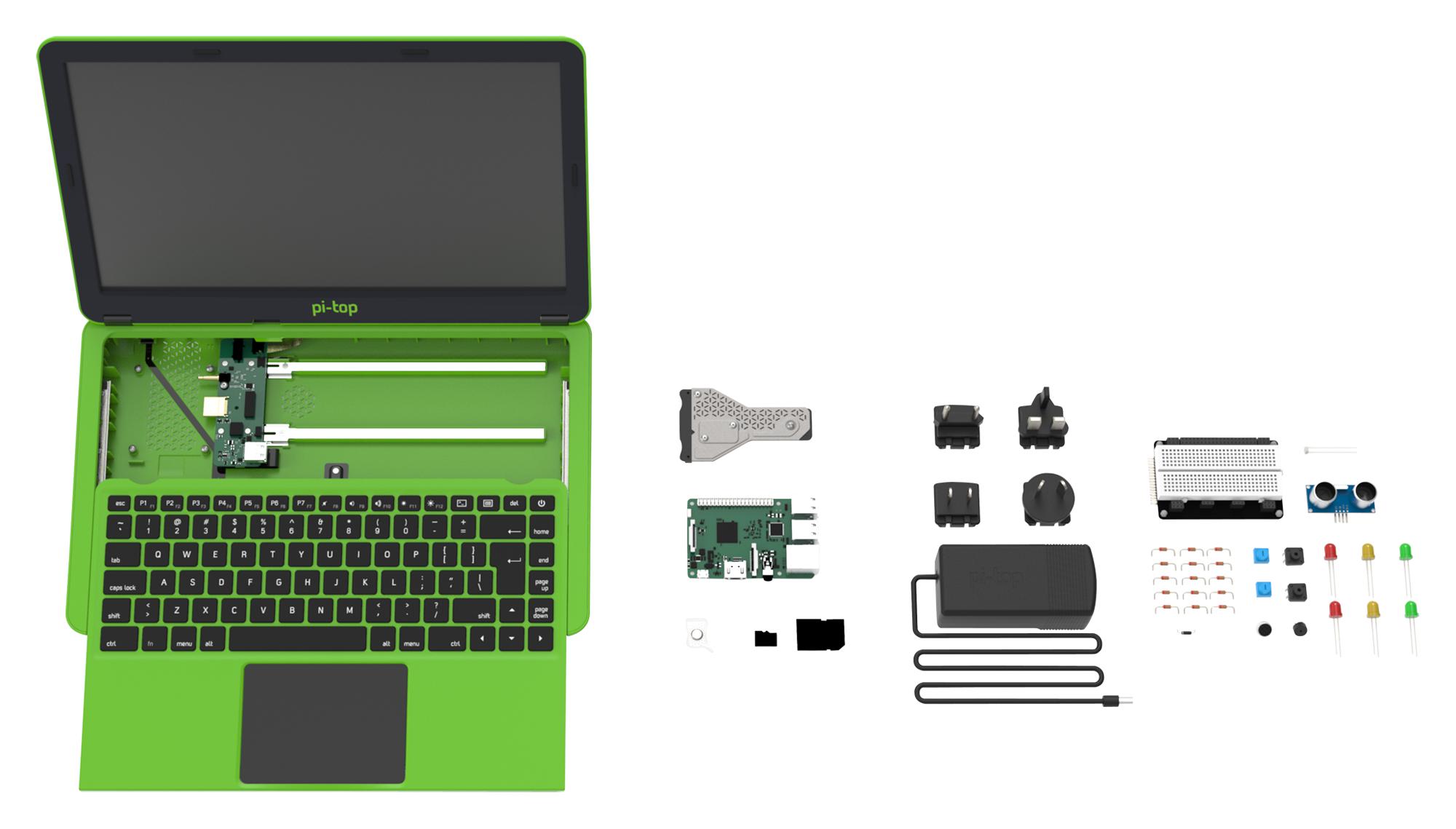 PTIUGR200001 - Pi-top - Educational Kit, Pi-Top Modular Development ...