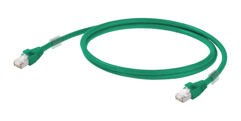 1251590020 - Weidmuller - Ethernet Cable, Cat6a, RJ45 Plug to RJ45 Plug