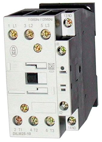 DILM25-10(01)(24V50/60HZ) - Eaton Moeller - Contactor, 25 A, Panel Mount