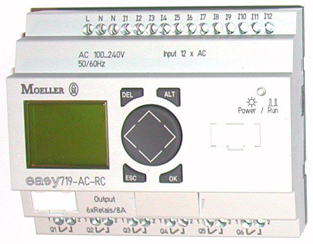 EASY719-AC-RCX - Eaton Moeller - Programmable Relay, easy700 Series, 12 Inputs