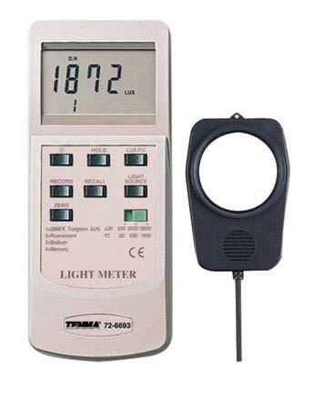 72-6693 - Tenma - Light / Lux Meter, 100000 lx, 100 lx