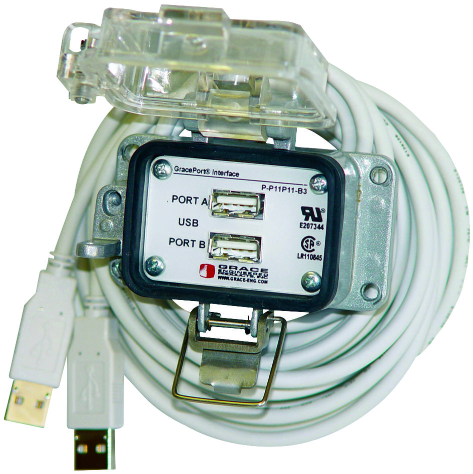 P-P11#2-B3RX - Grace Technologies - Data Interface Port, 2 Port, USB A ...