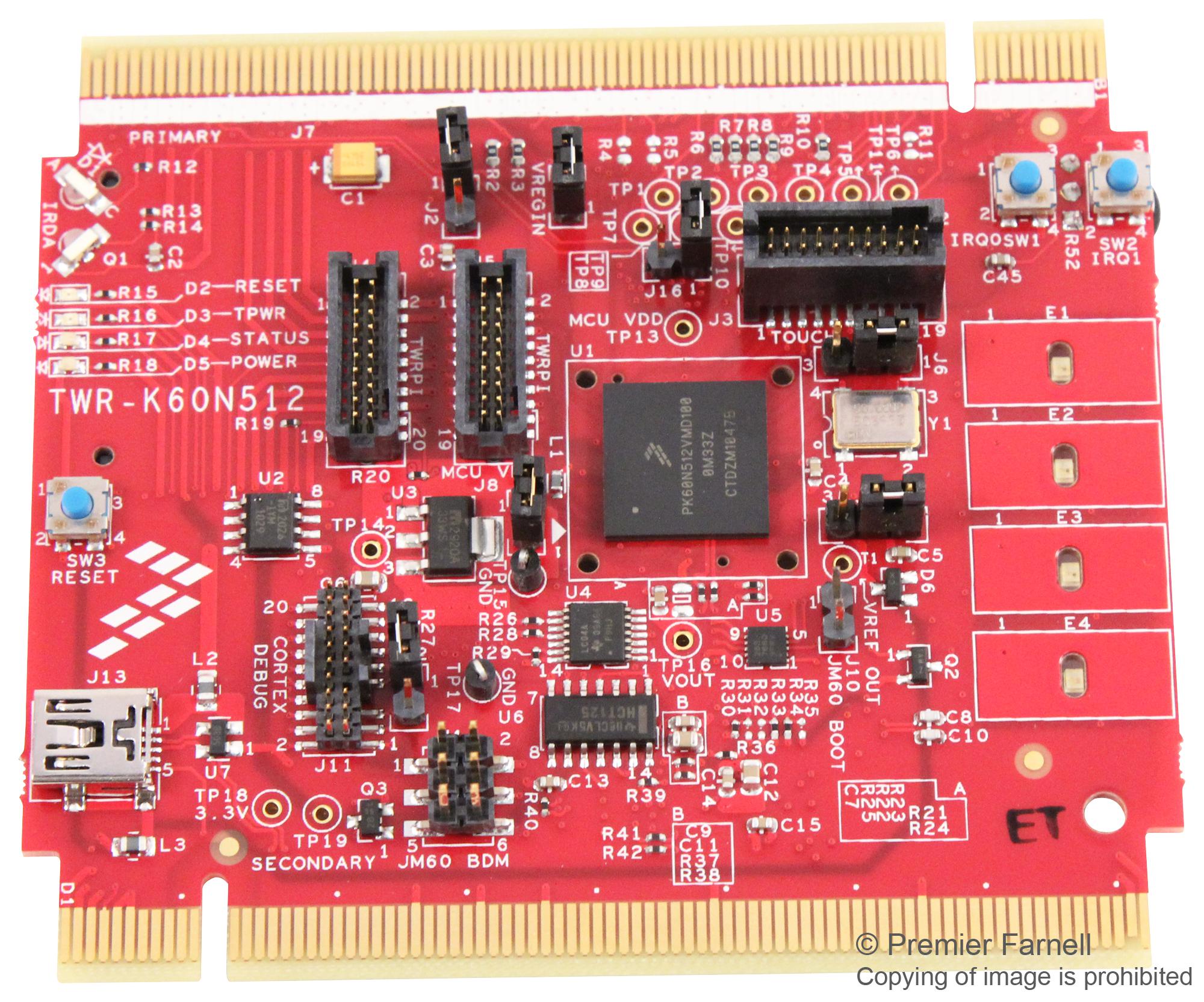 TWR-K60N512-KEIL - Nxp - Keil Tower KickStarter Kit, Kinetis K60, Touch ...