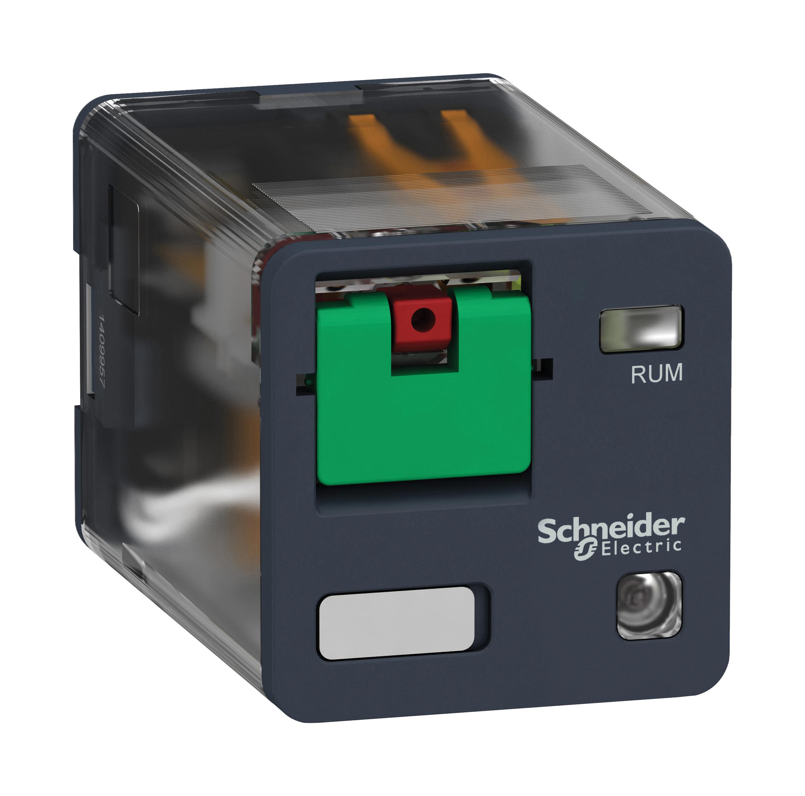 RUMC22F7 - Square D By Schneider Electric - Power Relay, DPDT, 120 VAC