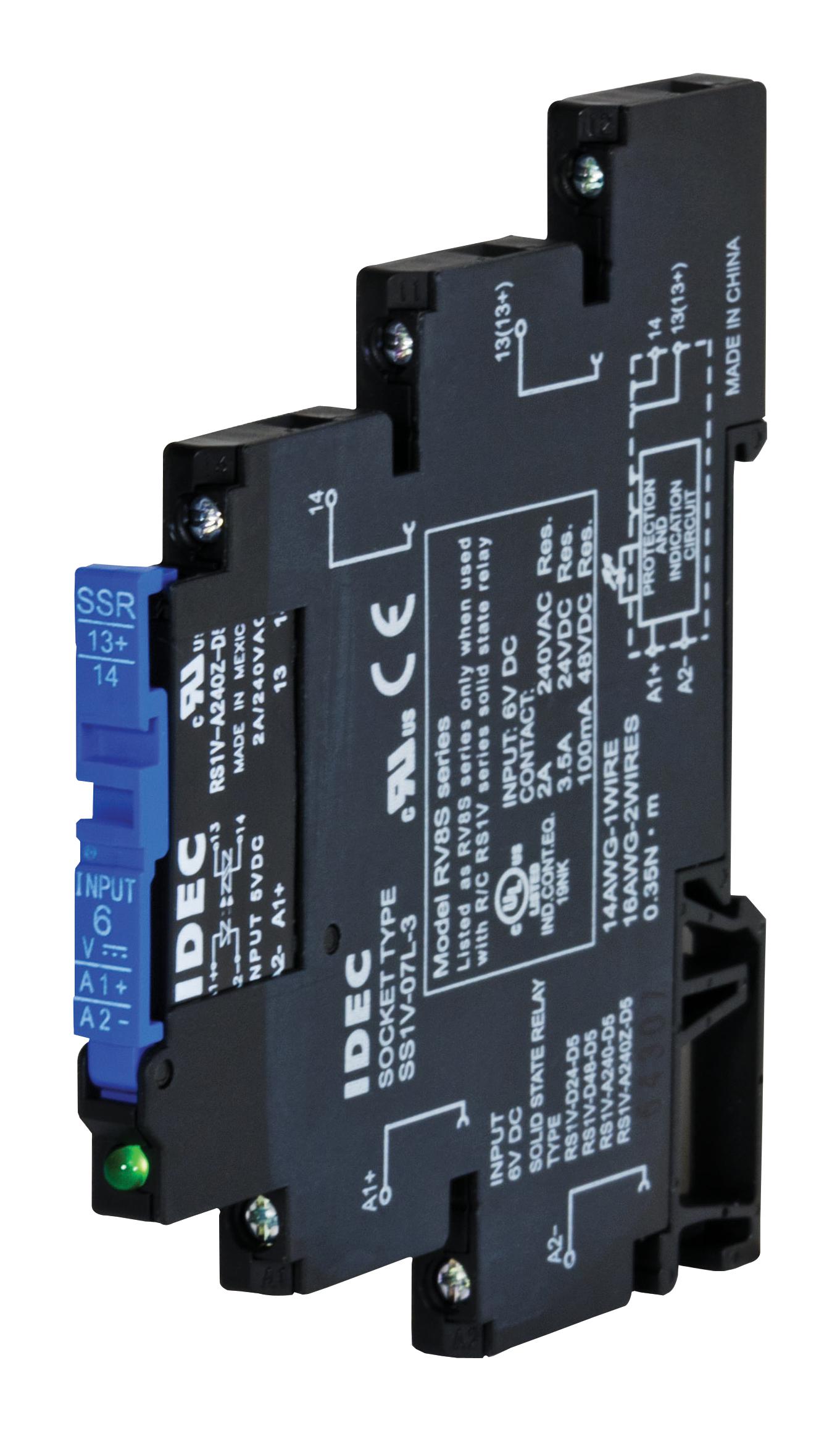 RV8S-L-A240-D24 - Idec - Solid State Relay, SPST-NO, 2 A