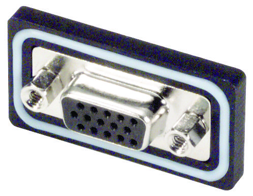 WPSDH15S - L-com - D Sub Connector, Waterproof, 15 Contacts