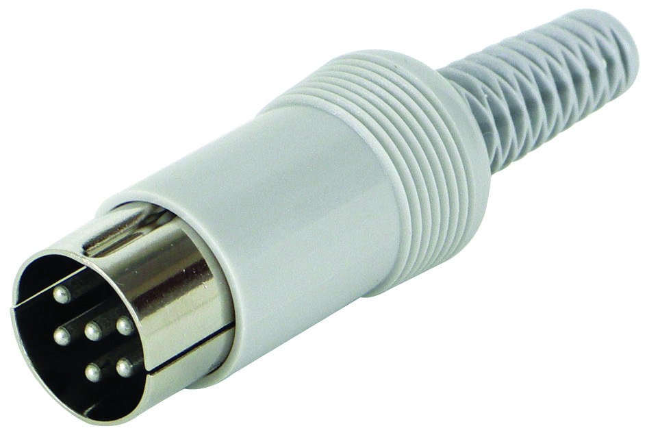 12GM6MX - Switchcraft/conxall - DIN Audio / Video Connector, 6 Contacts ...