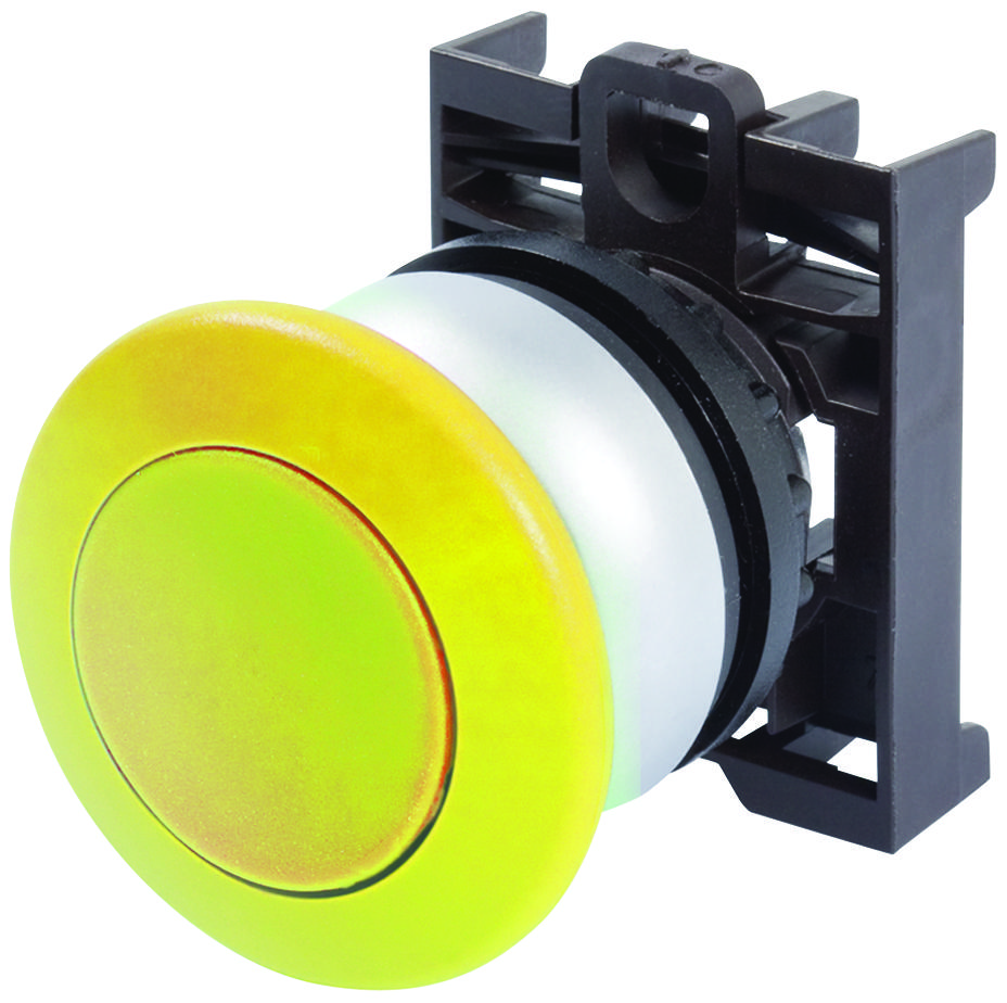 M22-DP-Y - Eaton Cutler Hammer - Switch Actuator, IEC, Eaton M22 Series Modular Pushbutton Switches