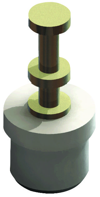 11303 - Keystone - Turret Solder / Press Mount Terminal, Insulated, 3.5 mm