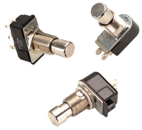 110-P - Carling Technologies - Pushbutton Switch, 110 Series, 12.7 mm