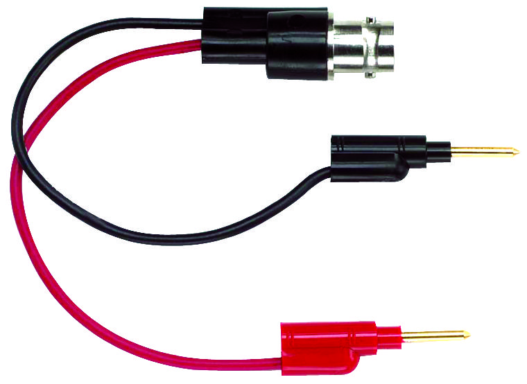 3221 - Pomona - Test Lead, BNC Jack to Pin Tip Plug x 2, 70 V