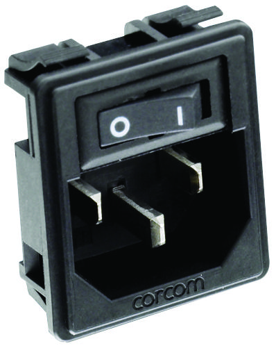 15CUBS1 - Corcom - Te Connectivity - Un-Filtered IEC Power Entry Module ...