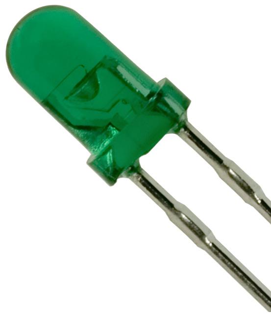 5SGD - Bivar - LED, Green, Through Hole