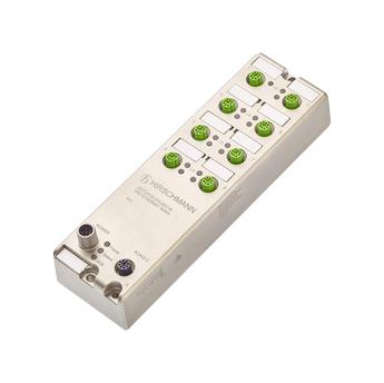 OCTOPUS 8TX-EEC - Hirschmann - Sensor Distribution Box, Unmanaged, M12 Connector - 5 Pole