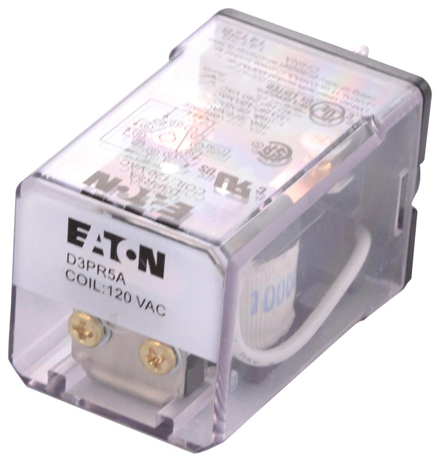 D3PR5A - Eaton Cutler Hammer - Power Relay, DPDT, 120 VAC