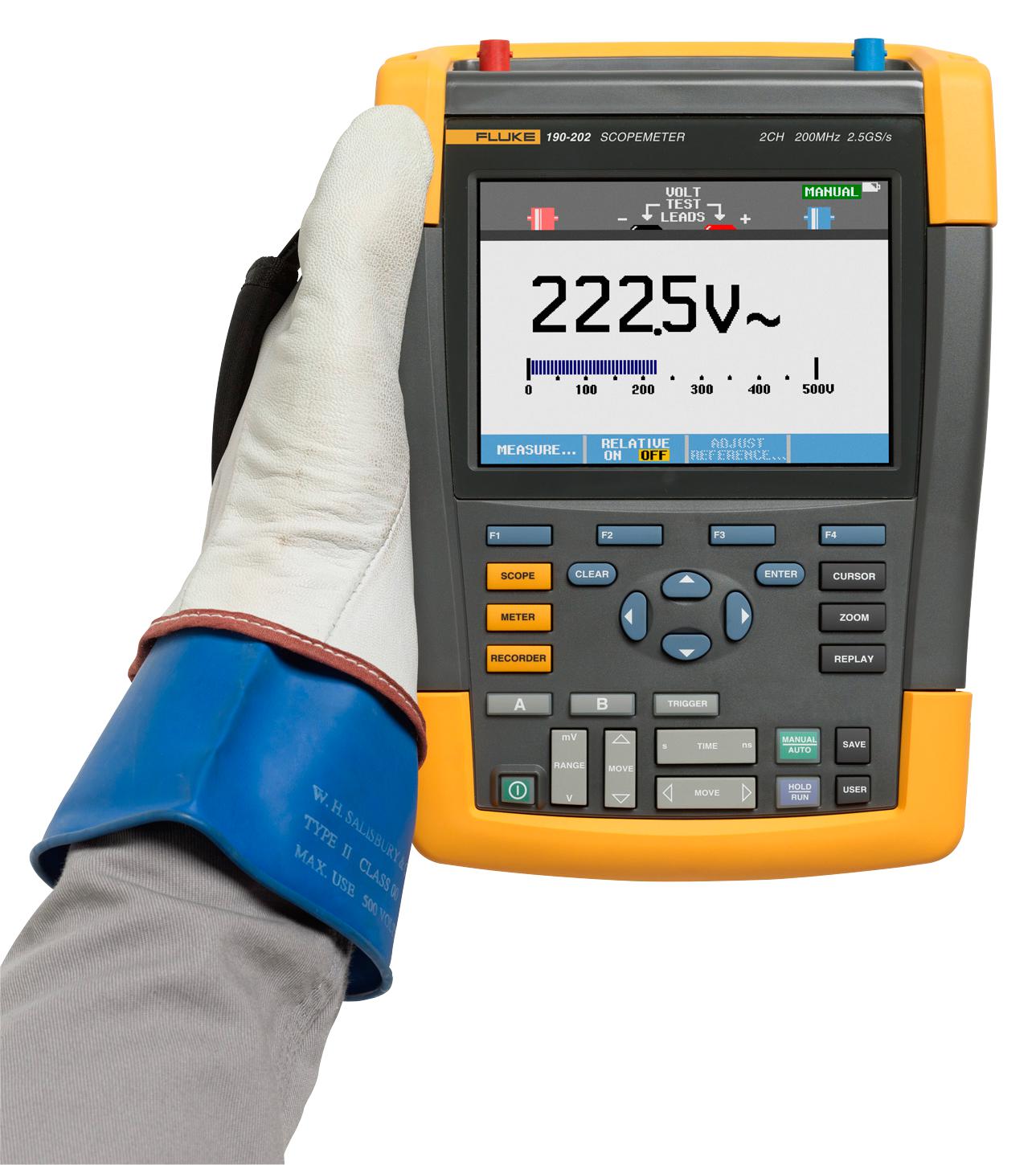 FLUKE-190-202/AM - Fluke - ScopeMeter™ Oscilloscope, 2 input channels ...