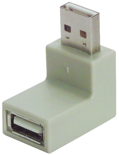 UADAA90-1 - L-com - USB Adapter, USB Type A Plug, USB Type A Receptacle