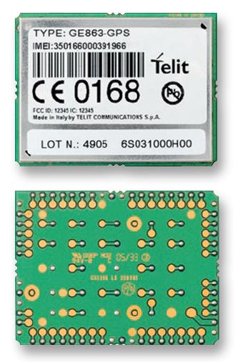 GE863GPS730 - Telit Wireless Solutions - MODULE, GSM / GPRS / GPS, QUAD ...