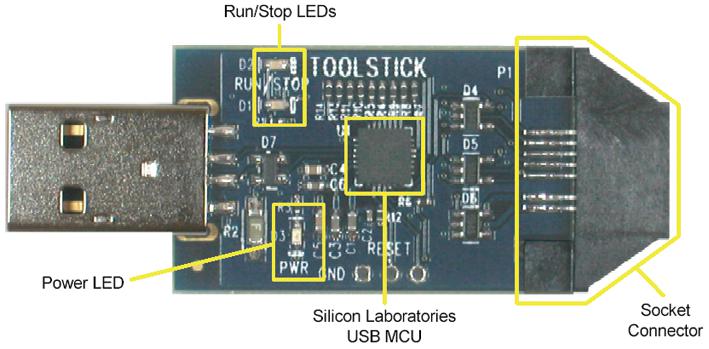 TOOLSTICKBA - Silicon Labs - ToolStick Base Adapter, Provides a Debug ...