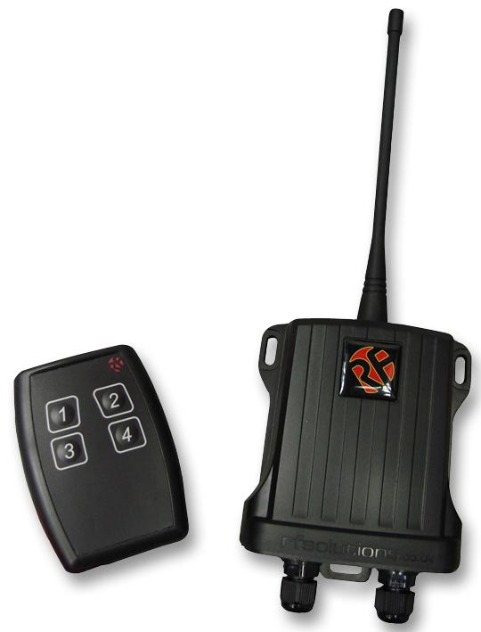 VIPER-S4 - Rf Solutions - Remote Control System, 4 Channel, 433MHz FM ...