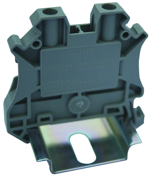 XBUT4 - Eaton Cutler Hammer - DIN Rail Mount Terminal Block, M3 Thread ...