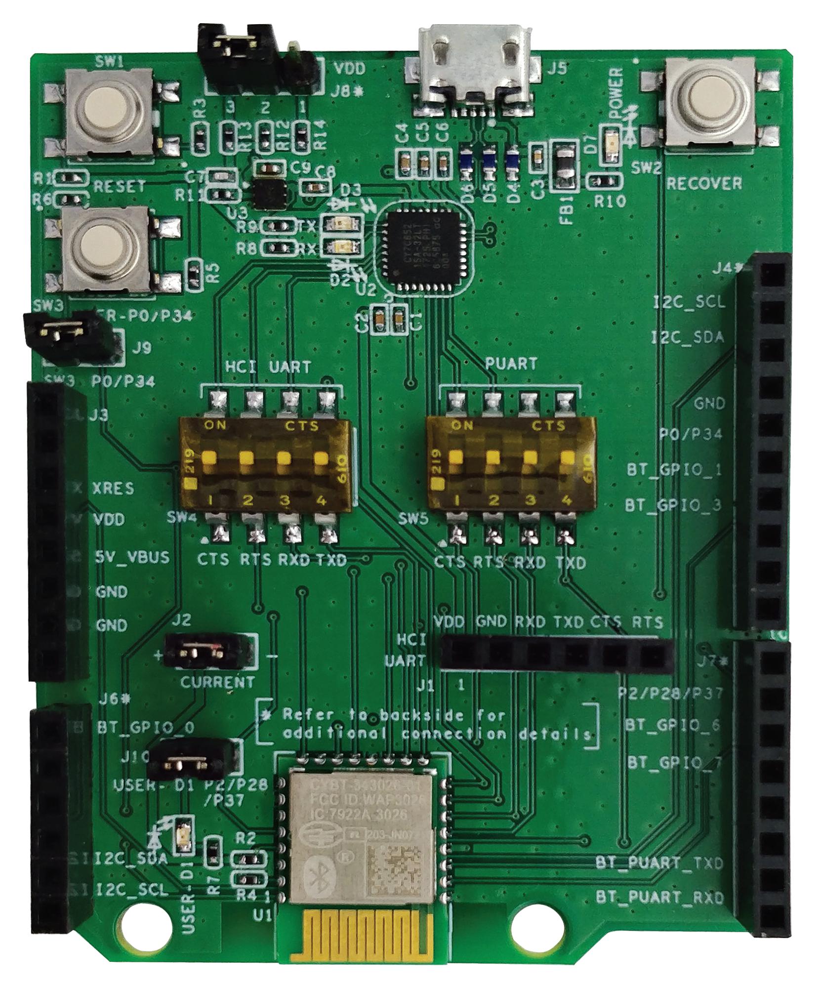 CYBT-343026-EVAL - Infineon - Evaluation Board, CYBT-343026-01 Module ...