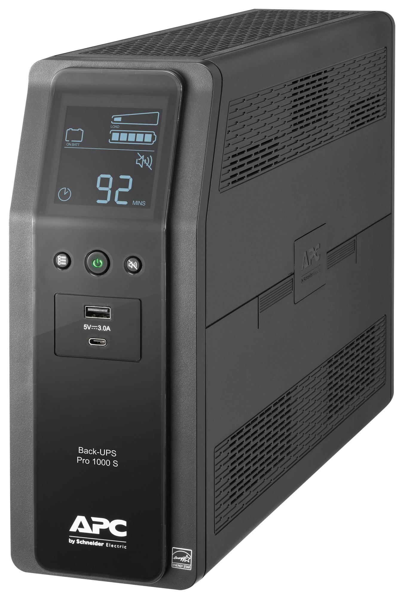 BR1000MS - Apc - Uninterruptible Power Supply (UPS), USB A/C Ports, ITE
