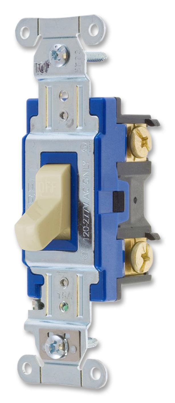 1203I - Hubbell Wiring Devices - Toggle Switch, On-Off, 3PST