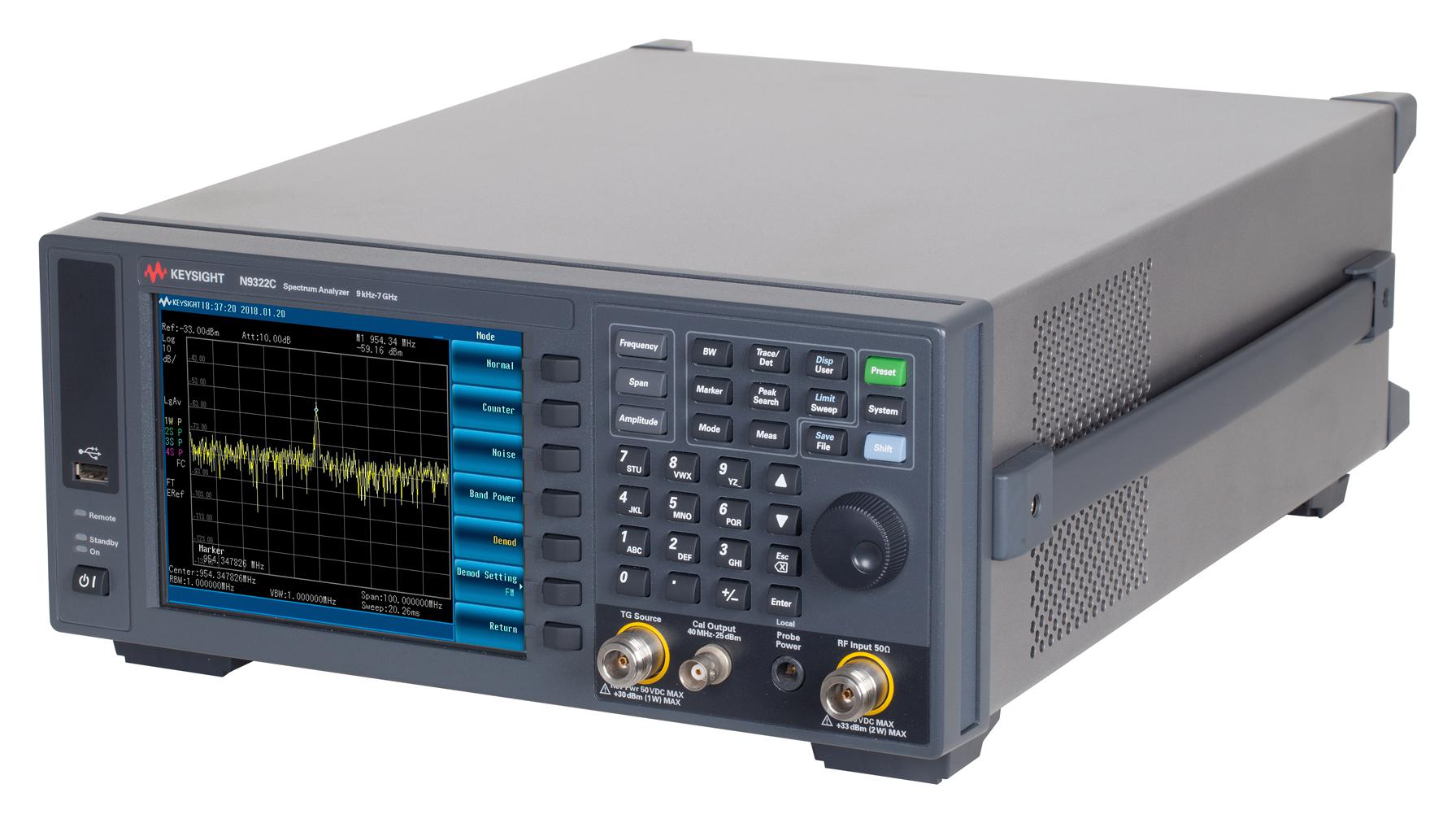 N9322C - Keysight Technologies - Spectrum Analyzer, Bench, Basic Spectrum Analyzer Series