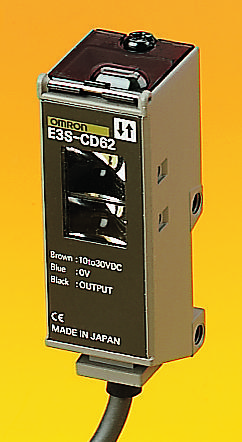 E3S-CD12 - Omron Industrial Automation - Photoelectric Sensor, E3S-C Series, Advanced Fuzzy Logic
