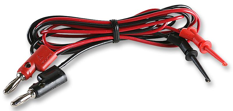 TL960 - Fluke - Test Lead Set, Hook Clip to 4mm Banana Plug, 60 V