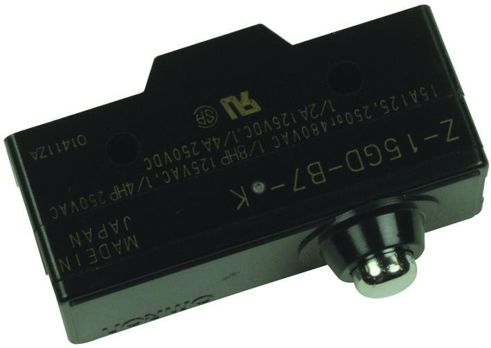 Z-15GD-B7-K - Omron Industrial Automation - Microswitch, Standard, Short Spring Plunger