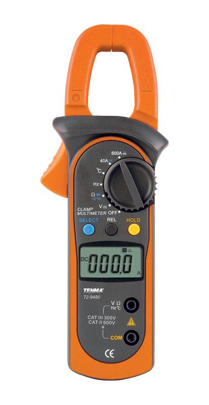 72-9480 - Tenma - Clamp Meter, Auto, Average