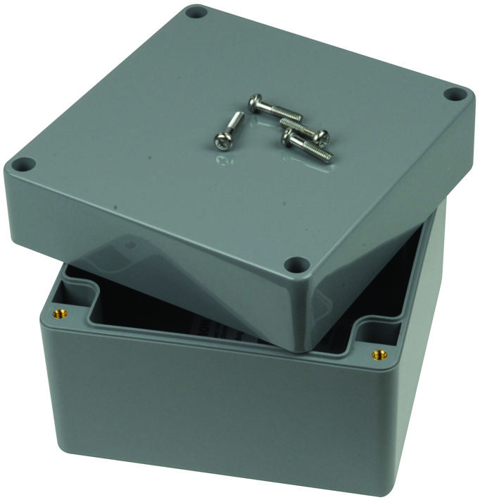 PN-1337-DG - Bud Industries - Plastic Enclosure, Junction Box, ABS